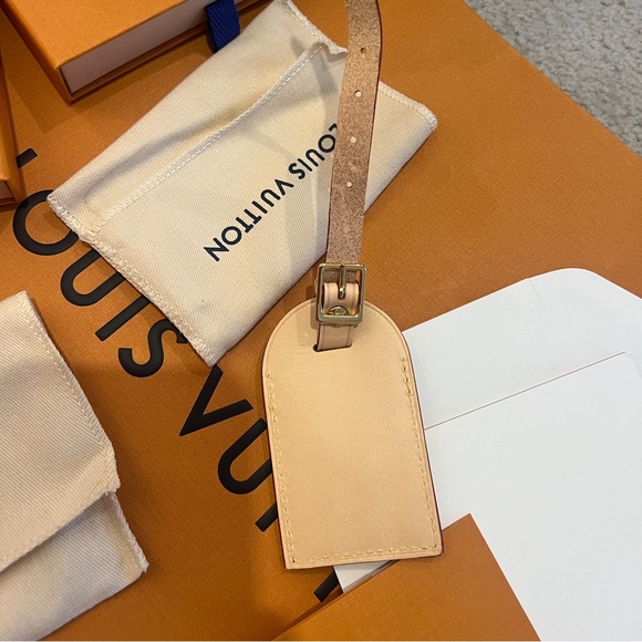 Louis Vuitton | Accessories | Authentic Louis Vuitton Luggage Tag ...